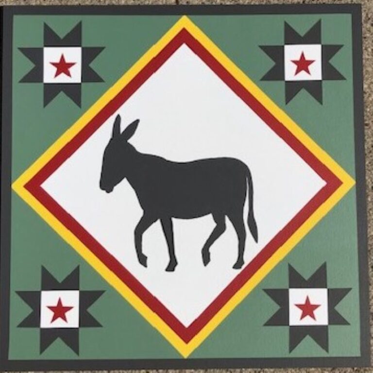 Donkey Barn Quilt - Ohio Barn Quilts